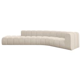 ECKSOFA modulares Sofa Tilmo-L1 - 399x194x70 cm Beige