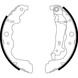 Hella Bremsbackensatz 8db355000301 f&uuml;r Mercedes RENAULT TRUCKS DACIA
