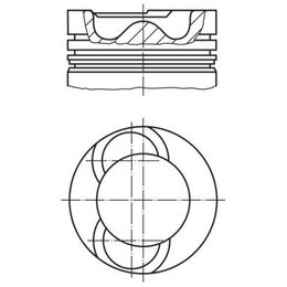 Mahle Kolben 0281901