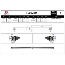 EAI Gelenkwelle, Achsantrieb tl10220 f&uuml;r TOYOTA