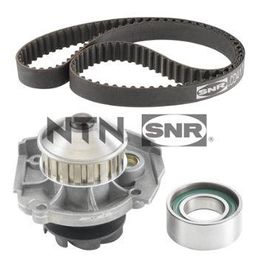 SNR Wasserpumpe + Zahnriemensatz kdp458140 f&uuml;r Fiat AUTOBIANCHI LANCIA Peugeot