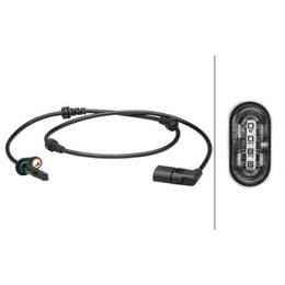 Hella Sensor, Raddrehzahl 6pu012679411 Vorderachse f&uuml;r Mercedes