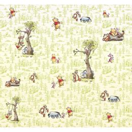 Vliestapete Komar "Digitaldruck Vlies - Winnie the Pooh Friends - Gr&ouml;&szlig;e 300 x 280 cm", bunt, B:300m L:280m, Vlies, Tapeten, Kinderzimmer