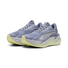 Trainingsschuh Puma "Maxima Pro Laufschuhe Erwachsene", Damen, Gr. 37, vibrant silber gray fog apple spritz gr&uuml;n, Obermaterial: Textil, Synthetik. Futter: Textil. Innensohle: Textil. Laufsohle: Gummi, Schuhe