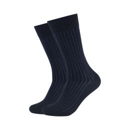 JOOP! Socken JOOP "2er Pack", Herren, Gr. 39-42, blau (navy), 82% Baumwolle, 16% Polyamid, 2% Elasthan, gestreift, Socken Socken