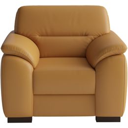 Sit & More Sessel SIT & MORE "Montego", braun (curry), B:106cm H:88cm T:90cm, Sessel, Sessel, mit Federkern