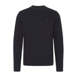 Langarmshirt Blend "Langarmshirt BHForta", Herren, Gr. L, schwarz (schwarz beauty), Obermaterial: 100% Baumwolle CO., Shirts Langarmshirt