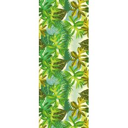 Vinyltapete queence "Noah", gr&uuml;n, B:0,9m L:2,5m, Vinyl, Tapeten, 90x250cm, selbstklebend, kinderleichte Anbringung,, Sticker