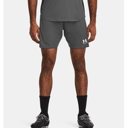 Shorts Under Armour "UA M CHALLENGER TRAIN SHORT", Herren, Gr. M, N-Gr, grau (castlerock 025), Obermaterial: 100% Polyester, Hosen Shorts