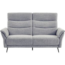 Polstergarnitur Home Affaire "Aventis, 2,5- & 2-Sitzer mit motorischer Relaxfunktion", grau, H:108cm T:96cm, 76% Polyacryl, 24% Polyester, Sitzm&ouml;bel-Sets, inkl. Tonnentaschenfederkern & saugroboterfreundliche Kufen