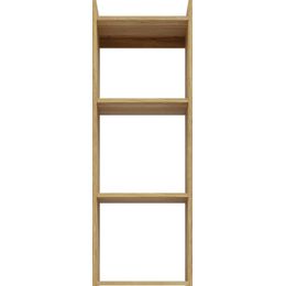 H&auml;ngeregal FORTE, braun (mauvella eiche), B:34cm H:96,7cm T:33,3cm, Holzwerkstoff, Regale, H&auml;ngeregal