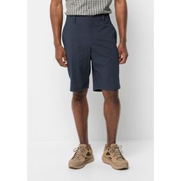 Shorts Jack Wolfskin "DESERT SHORTS M", Herren, Gr. 52, Normalgr&ouml;&szlig;en, blau (night, blau), OBERSTOFF: 95% POLYAMID, 5% ELASTHAN. Futter: 65% POLYESTER, 35% BAUMWOLLE, Hosen Shorts