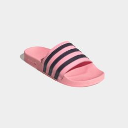 Badesandale adidas originals "ADILETTE", Herren, Gr. 37, glow pink, aurora schwarz, glow pink, Leder, Schuhe, Badelatschen