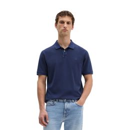 Marc O'Polo Poloshirt MARC O'POLO "aus Bio-Baumwolle", Herren, Gr. M, iris ink, Obermaterial: 100% Baumwolle, unifarben, regular fit, Strickb&uuml;ndchen, Shirts