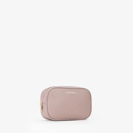 Valentino Handbags Beautycase VALENTINO BAGS "HARD COSMETIC CASE FALAK RE", Damen, Gr. B/H/T: 22cm x 14cm x 8cm, taupe, Lederimitat, Taschen, Unisex Kosmetiktasche, Kulturbeutel, Minibag mit Logopr&auml;gung