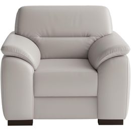 Sit & More Sessel SIT & MORE "Montego", beige (light grau), B:106cm H:88cm T:90cm, Sessel, Sessel, mit Federkern
