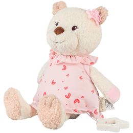 Spieluhr Sterntaler "B&Auml;R Betty, M", rosa (cremewei&szlig;), Spieluhren, KinderB:20cm H:24cm T:9cm, Flauschstoff, Jersey, B:20cm H:24cm T:9cm