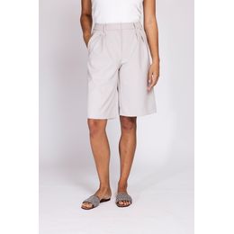 Bermudas Zhrill "IRIS", Damen, Gr. 30, N-Gr, sand, Web, Obermaterial: 67% Baumwolle, 30% Lyocell, 3% Elasthan, unifarben, l&auml;ssig geschnitten kniefrei, Hosen Bermudas, l&auml;ssige Passform, weite Beinform, f&uuml;r entspannte Sommertage