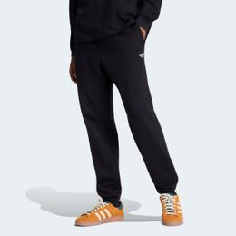 Sporthose adidas originals "ESS PANTS FT", Herren, Gr. M, N-Gr, schwarz (schwarz, normal, gr.), Obermaterial: 100% Baumwolle, Hosen Sporthose