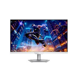 Gigabyte Gaming-Monitor "M27UP ICE", Energieeffizienz: F (A-G), wei&szlig;, Monitore, dreh-, neig-, schwenk-, h&ouml;henverstellbar, Lautsprecher