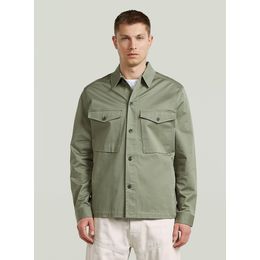 G-Star Raw Langarmshirt G-STAR "Core Lightweight Hemd", Herren, Gr. M, lt orphus, Obermaterial: 97% Baumwolle, 3% Elasthan, Shirts Langarmshirt
