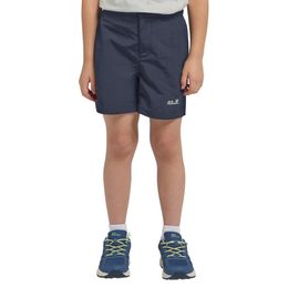 Shorts Jack Wolfskin "SUN SHORTS K", M&auml;dchen, Gr. 152, N-Gr, midnight sky, Obermaterial: 100% Polyamid. Futter: 100% Polyester, Hosen Shorts, Elastischer Bund