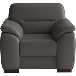 Sit & More Sessel SIT & MORE "Montego", grau (mocca), B:106cm H:88cm T:90cm, Sessel, Sessel, mit Federkern