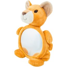 Spiegel Sterntaler "Kinderspiegel L&Ouml;WE Leo", Baby, Gr. B/H/T: 26cm x 40cm x 14cm, mattgelb, Spiegel