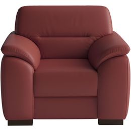 Sit & More Sessel SIT & MORE "Montego", braun (merlot), B:106cm H:88cm T:90cm, Sessel, Sessel, mit Federkern