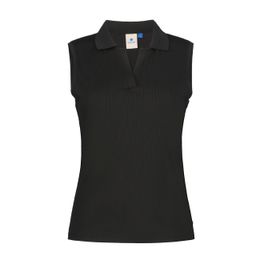 Trainingstop Luhta "Luhta Top Innopuro", Damen, Gr. L, schwarz, Stoff, 95% Polyester, 5% Elasthan, normal, hoch geschlossener Ausschnitt, Tops
