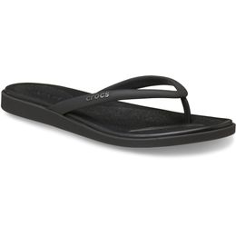 Zehentrenner Crocs "Miami Round Toe Flip", Damen, Gr. 36, schwarz, Croslite&trade;, Schuhe Zehentrenner, Sommerschuh, Strandschuh, Urlaubsschuh mit Zehensteg