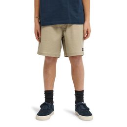 Chinoshorts Element "Regular Ewaist", M&auml;dchen, Gr. 8(125-130cm), beige (aluminum), Obermaterial: 50% Baumwolle, 48% Baumwolle, 2% Elasthan;, Hosen Chinoshorts