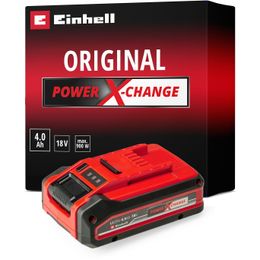 Akku Einhell "&raquo;Power-X-Change Plus&laquo;", schwarz, rot, B:122mm H:52mm T:84mm, Akkumulatoren, 18 V, 4 Ah