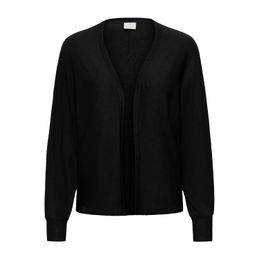 Strickjacke Kaffe "Strickjacke KAlizza", Damen, Gr. L, schwarz deep, Obermaterial: 80% Viskose CV. 20% Nylon NY., Strickjacken Strickjacke