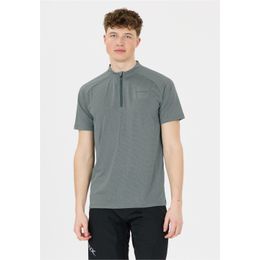 Funktionsshirt Endurance "Crow", Herren, Gr. L, gr&uuml;n (dunkelgr&uuml;n), 100% Polyester, meliert, normal, ohne Ausschnitt, Shirts Funktionsshirt, mit Quick-Dry-Technologie