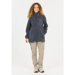 WHISTLER Damen Fleecejacke "Felis"blau, anthrazit, Gr. 42, mehrfarbig, 100% Polyester, Jacken, aus atmungsaktivem Material