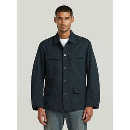 G-Star Raw Langarmshirt G-STAR "Reversible 4 Pocket Hemd", Herren, Gr. S, schwarz (salute), Obermaterial: 70% Baumwolle, 30% Baumwolle, Shirts Langarmshirt