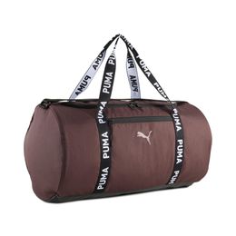 Sporttasche Puma "AT ESS BARREL BAG", Damen, chocolate braun, unifarben, Taschen Sporttasche, f&uuml;r Fitness und Alltag, mit verstellbarem Schulterriemen