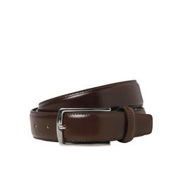 Jack & Jones Lederg&uuml;rtel JACK & JONES "JACCHRISTOPHER BELT NOOS", Herren, Gr. 80, braun (braun stone detail:oslo), Leder, unifarben, G&uuml;rtel Lederg&uuml;rtel