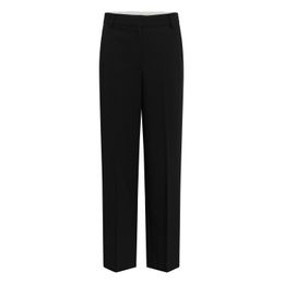 Marlene-Hose Soaked in Luxury "Pants Suiting SLCorinne", Damen, Gr. L, N-Gr, schwarz, Obermaterial: 78% Polyester PES. 18% Viskose CV. 4% Elasthan EL., Hosen