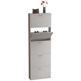 Schuhschrank Vcm "Holz Schuhregal Schuhschrank Schuhkipper Sulos XL", wei&szlig;, B:59cm T:17cm, Obermaterial: 100% Holz Wood., Schr&auml;nke, Schuhschrank
