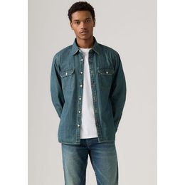 Levi's Langarmhemd LEVI'S "JACKSON WORKER", Herren, Gr. L, N-Gr, chopper schwarz wash, Cord, Obermaterial: 100% Baumwolle, Hemden