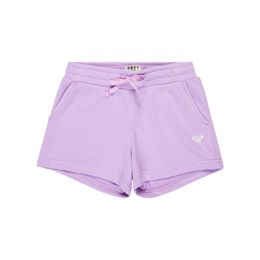 Sweatshorts Roxy "Surf Feeling Terry", M&auml;dchen, Gr. 12(148-156cm), crocus petal, Obermaterial: 60% Baumwolle, 40% Polyester., Hosen Sweatshorts