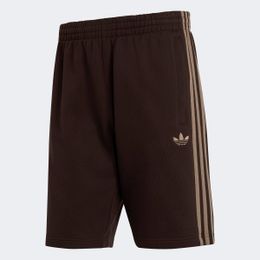 Shorts adidas originals "3S SHO", Herren, Gr. M, N-Gr, braun (aurora coffee, normal, gr.), Obermaterial: 100% Baumwolle, Hosen Shorts, sportlicher Stil, f&uuml;r Stra&szlig;e und Zuhause, aus weichem French Terry