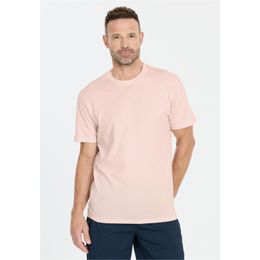 Funktionsshirt NOU "Highmore V2", Herren, Gr. 4XL, pink, rosa, 100% Baumwolle, unifarben, normal, Rundhals, Shirts Funktionsshirt, Schmucklos