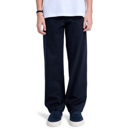 Chinohose Element "Relax Work", M&auml;dchen, Gr. 10(140-148cm), flint schwarz, Obermaterial: 60% Baumwolle, 40% Polyester., Hosen Chinohose