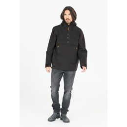 Outdoorjacke WHISTLER "Dallon", Herren, Gr. L, schwarz, 65% Polyester, 35% Baumwolle, unifarben, normal, ohne Ausschnitt, Jacken Outdoorjacke, aus atmungsaktivem Material