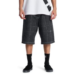 Jeansbermudas DC Shoes "Baggy", Herren, Gr. 28(XS), schwarz, Obermaterial: 75% Baumwolle, 25% Baumwolle;, Jeans