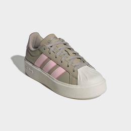 Plateausneaker adidas Sportswear "STREETTALK BOLD J", M&auml;dchen, Gr. 35,5, wonder cargo, distilled pink, sanftes wei&szlig;, Synthetik, Schuhe Plateausneaker, f&uuml;r Kinder & Jugendliche