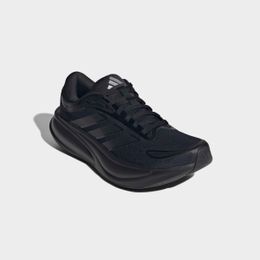 Laufschuh adidas Performance "RESPONSE 2", Damen, Gr. 42,5, core schwarz, core schwarz, silber metallic, Synthetik, Textil, Schuhe Laufschuh